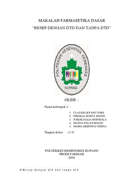 Toaz Info Resep Dtd Dan Tanpa Dtd Pr Pdf