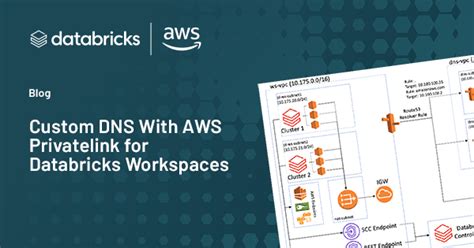 custom dns with aws privatelink databricks blog