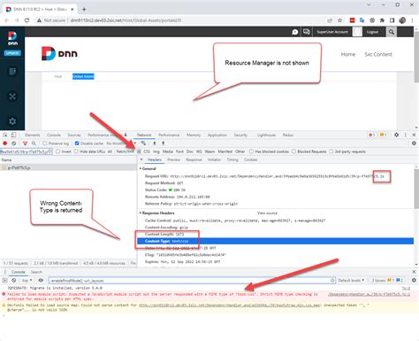 Dependencyhandleraxd May Return Wrong Content Type Resource Manager