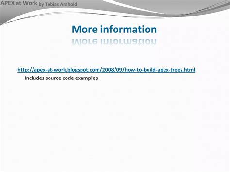 Apex Navigation Concepts Ppt