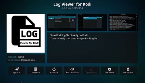 LOG VIEWER Y Los SCRIPT MODULES PLUGINSXBMC