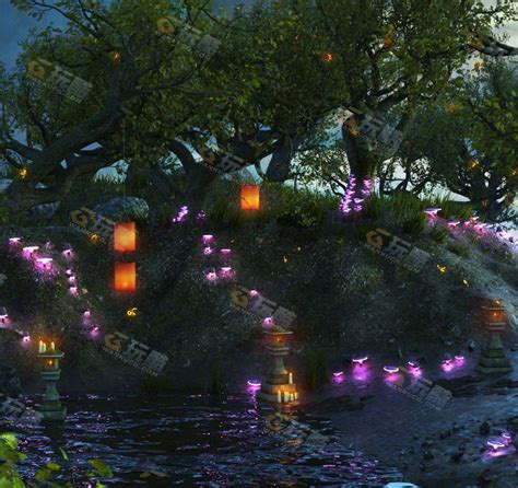 Blender工程源文件—魔幻树林 玩酷cg