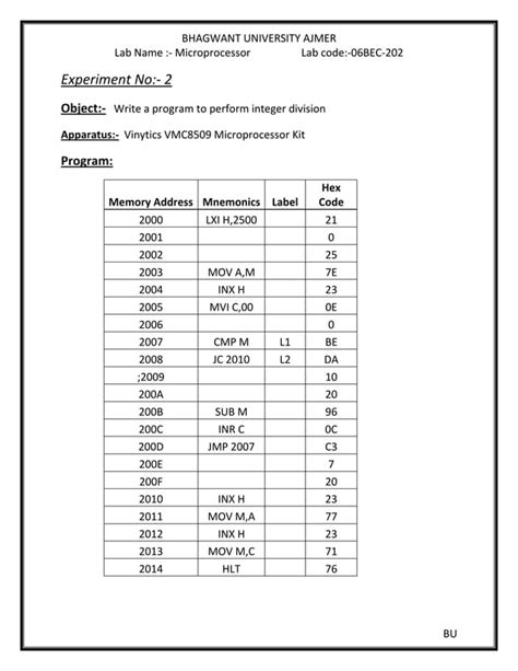 Microprocessor Lab Vi Sempdf Operating Systems Computer Software And Applications
