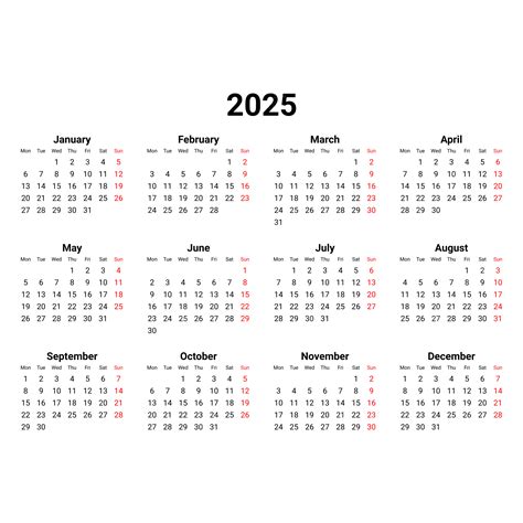 Simple Desktop Calendar Vector Simple Calendar