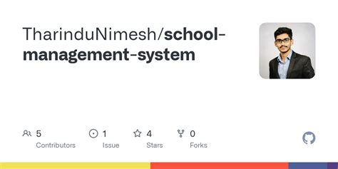 Github Tharindunimesh School Management System
