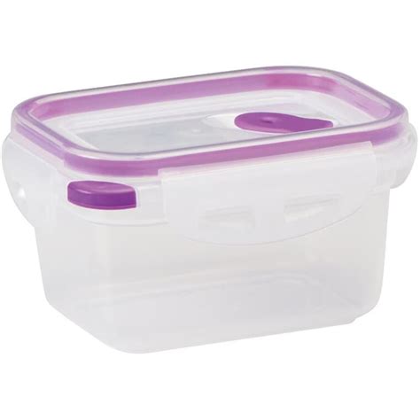 Home Essentials Rectangular Plastic Stackable Container Home Hardware