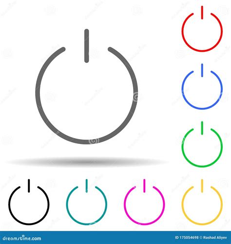 inclusion mark multi color style icon simple thin line outline vector of web icons for ui and