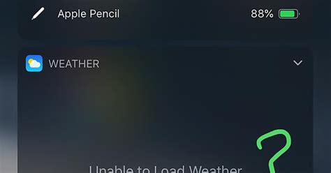 Weather Widget Not Working In Ipad Is There A Way To Make It Work Imgur
