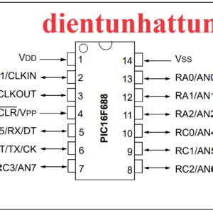 Pic12F675 DIP VI ĐIỀU KHIỂN HỌ PIC CỦA MICROCHIP
