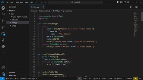 my project on file handling using crud parth pachori posted on the topic linkedin