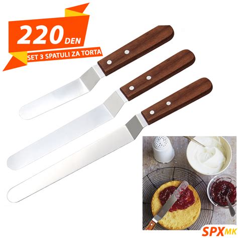 Set 3 Spatuli za Torta – SPX MK