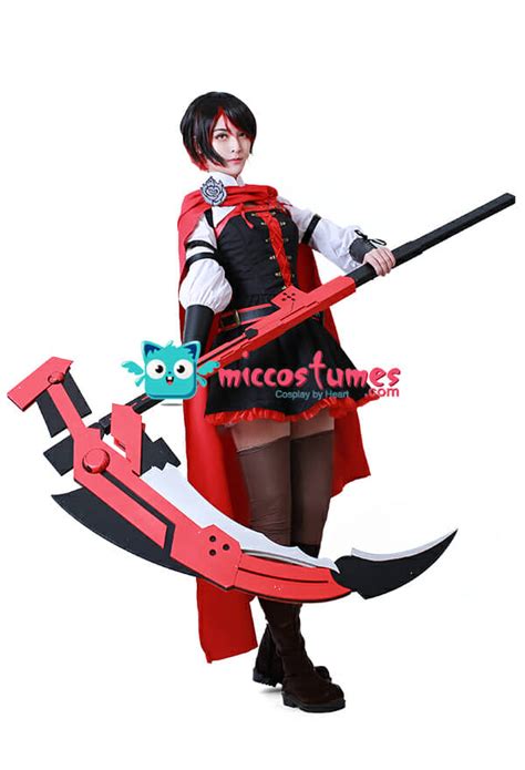 Rwby Season Ruby Red Rose Cosplay Costume