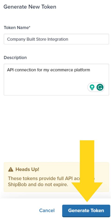 Api Token Generation Personal Access Token