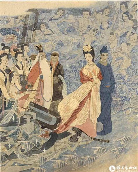 《柳毅传书》26柳毅传书戴宏海作品展戴宏海在线作品戴宏海官方网站 雅昌艺术家网 Hội Họa Mỹ Thuật Ý Tưởng Vẽ