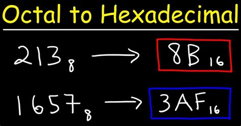 Octal To HEX Converter