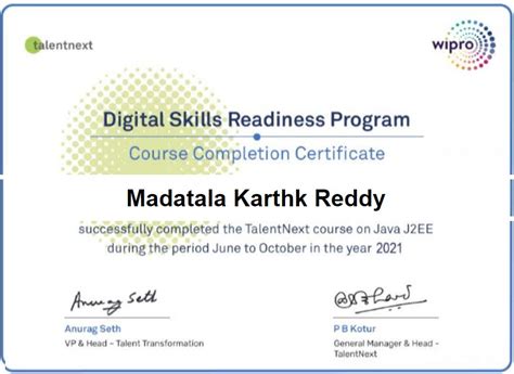 Karthik Reddy On Linkedin J2ee Wipro Learning Improving J2ee