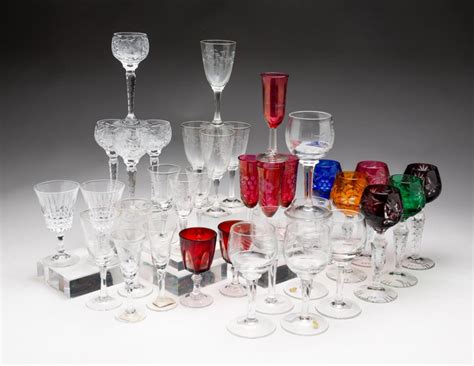 Lot Collection Of Liqueur Glasses