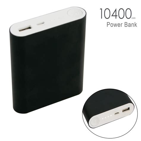Портативная зарядка для телефона повербанк 10400mah Черный Powerbank 1007500 Black 1 фото