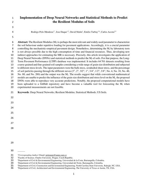 Pdf Implementation Of Deep Neural Networks And Statistical Methods To