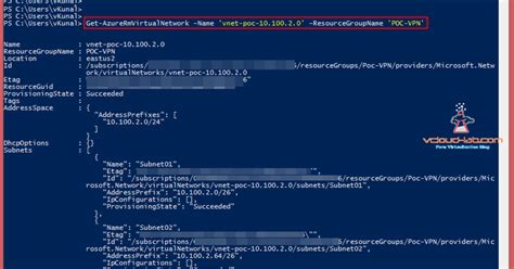 Part 31 Microsoft Azure Powershell Creating And Administering Virtual Network Vnet Vgeek