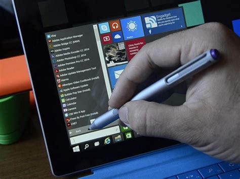 the windows 10 tech preview on a surface pro 3 video