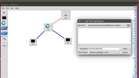 Creation Of Network In Mininet Network Simulation Tools