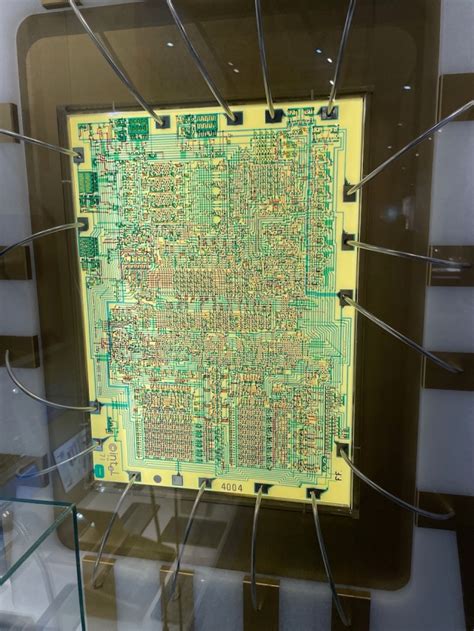 130x Scale Replica Of The Intel 4004 Cpu 3jmann