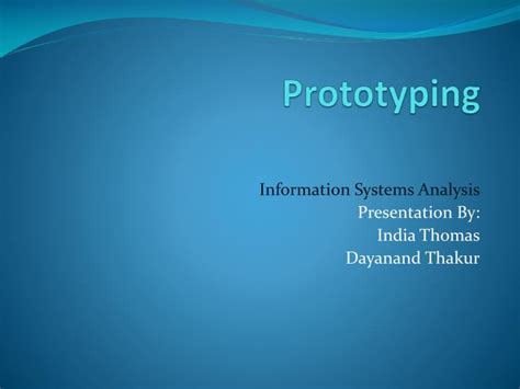 Ppt Prototyping Powerpoint Presentation Free Download Id484074