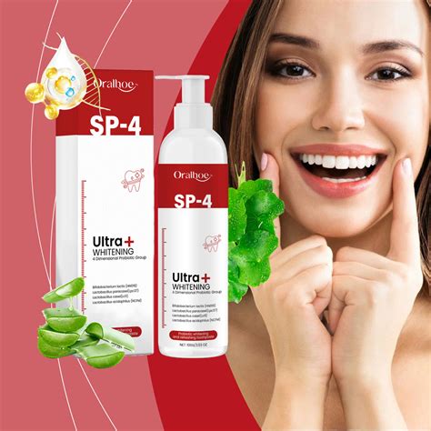 Sp 4 Ultra Whitening Sp 4 Probiotic Toothpaste Whitening Sp 4 Toothpaste Clean Your Mouth And