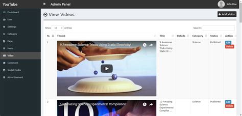 Youtube Youtube Video Collection Cms By Phpscriptpoint Codecanyon