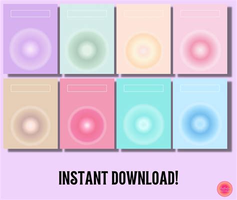 Aesthetic Notebook Cover Digital Goodnotes Cover Digital Notebook Covers Aura Aesthetic