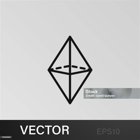 옥타헤드론 아이콘입니다 모바일 개념 및 웹 앱용 기하학적 그림 요소 12면체에 대한 스톡 벡터 아트 및 기타 이미지 12면체 3차원 형태 개념 Istock