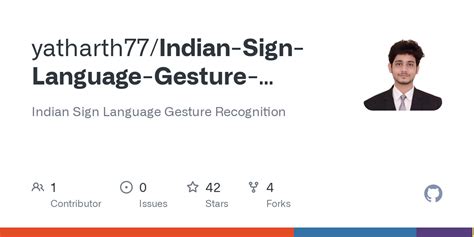 Github Yatharth77 Indian Sign Language Gesture Recognition Indian Sign Language Gesture