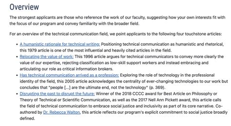 Screenshot Of Guidance On How To Create A Strong Application Packet Download Scientific Diagram
