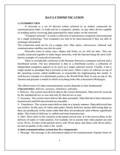 Unit 1docx Computer Networking Computing