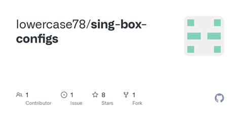 GitHub Lowercase78 Sing Box Configs