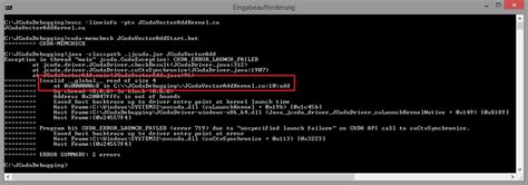 Jcuda Org Debugging