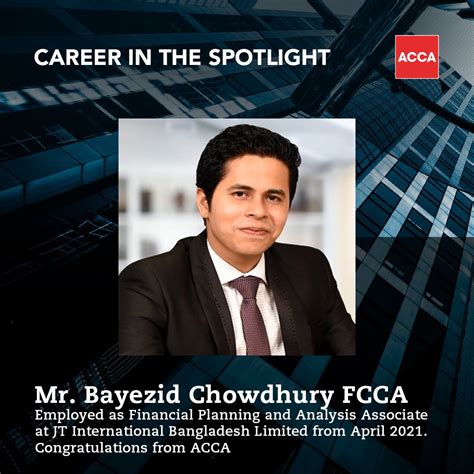 Acca Bangladesh On Linkedin Acca Congratulates Mr Bayezid Chowdhury