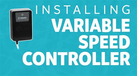 How To Install A Wireless Variable Speed Controller For Pond And