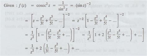 singularities residues residue theorem solved example problems