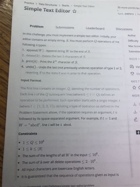 Solved Practice Data Structures Stacks Simple Text