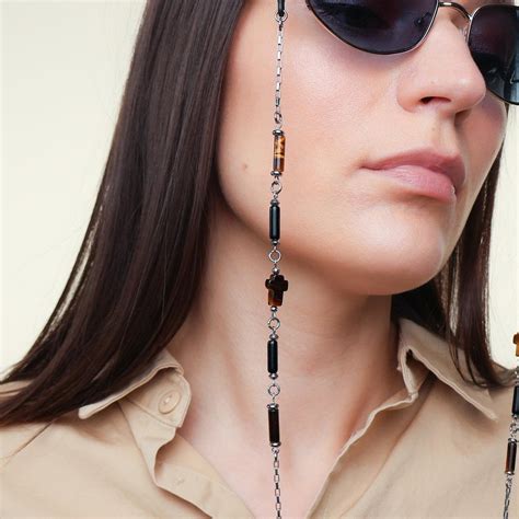 Cross Glasses Chains Etsy