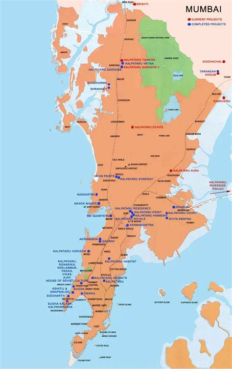 Mumbai Map 2 Mapsof Net
