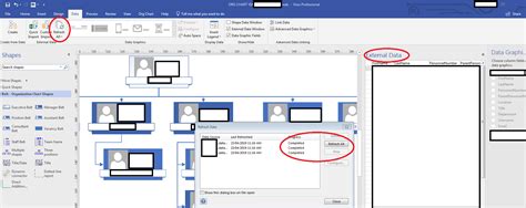 Office365 Refreshing External Data From Sql Server In Org Chart In