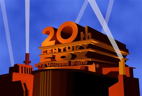 20th Century Fox 1992 Unused Font By Ridhorifqi On Deviantart
