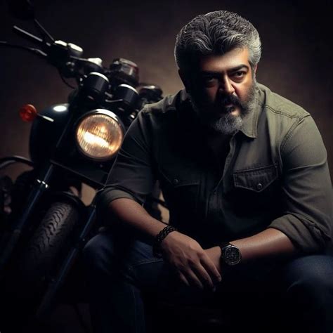 Thala Ajith Kumar In Vidamuyarchi Movie Mass Look Movie Wallpapers