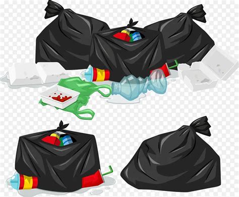 矢量手绘黑色垃圾袋png图片素材下载 图片编号yezlrknl 免抠素材网