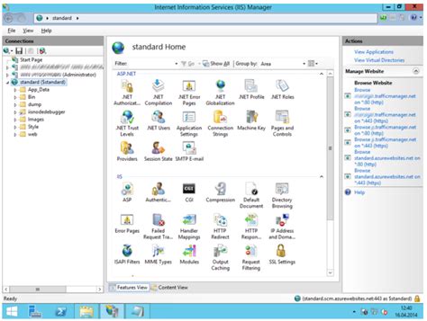 Configure Remote IIS Administration For Microsoft Azure App Service