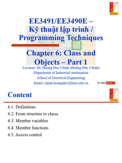 Chapter6 Class And Objects Pdf Object Computer Science Computers