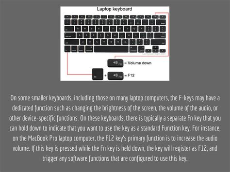 On Some Smaller Keyboards Including Those On Many Laptop Computers The F Keys May Have A
